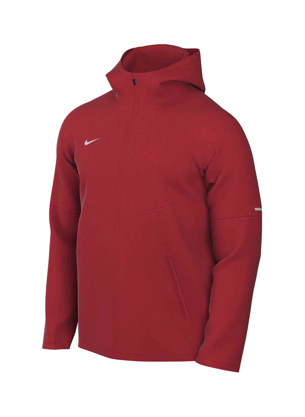 Custom Team Nike Men's Team Scarlett / White Miler Jacket – GameDay Gear
